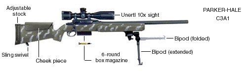 CASR DND 101 [CF Sniper's Rifle - the 7.62mm C3A1]